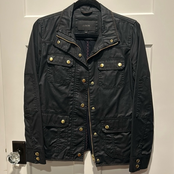 J. Crew | Jackets & Coats | J Crew Waxed Military Field Jacket | Poshmark